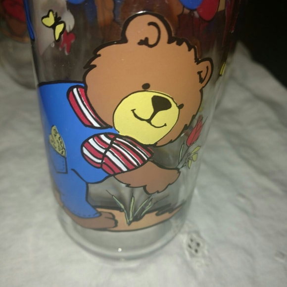 Luminarc | Kitchen | Vintage Luminarc Teddy Bear Glasses | Poshmark